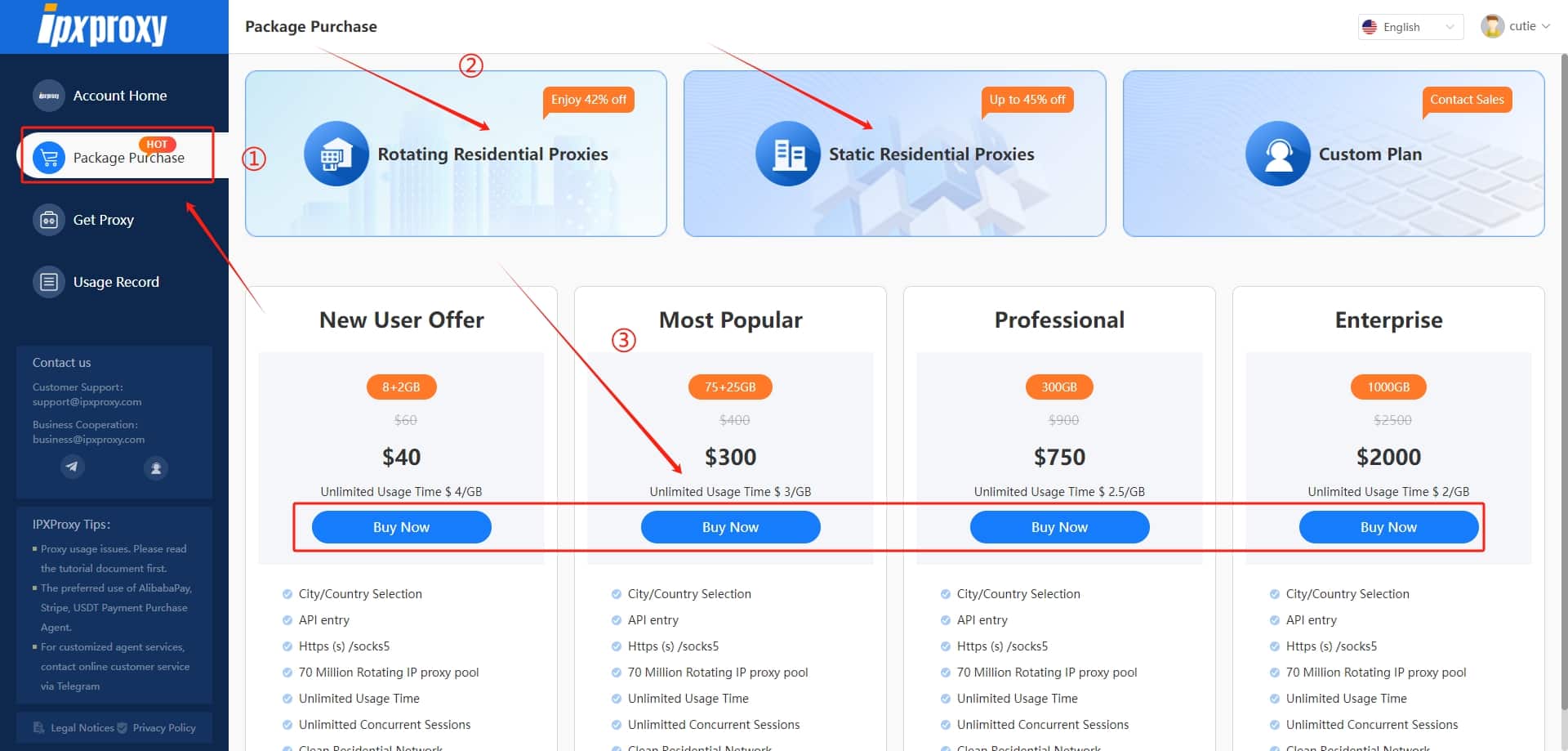 IPXProxy Proxy User Guide - IPXproxy