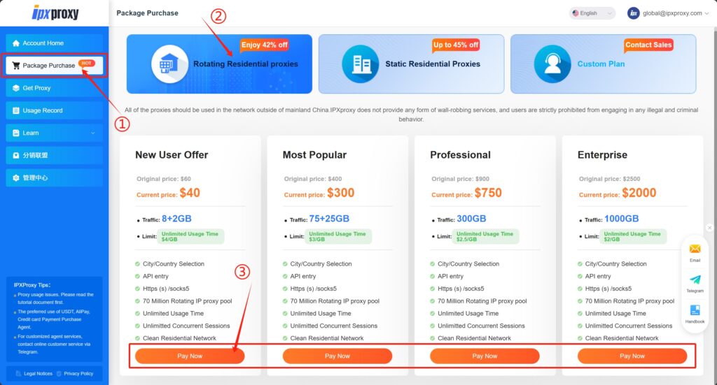 IPXProxy Proxy User Guide - IPXproxy